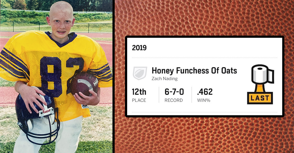 Man Goes 10 Years Without Fantasy Football Championship, I Am That Man