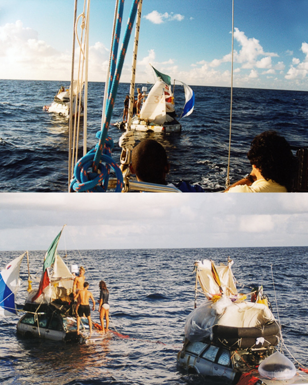 These Men Sailed Cars Across The Atlantic