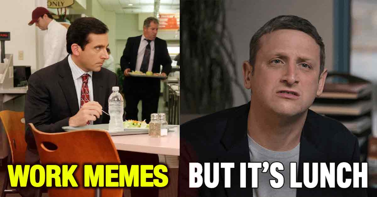 Lunchtime Scrolling, Work Memes
