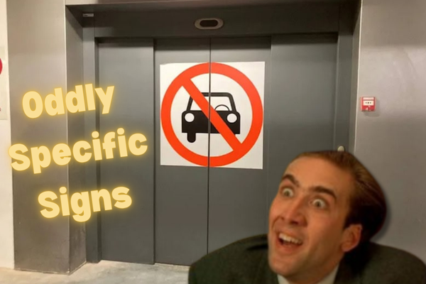 Wildly Specific Signs That Make You Wonder, "What Happened Here?"