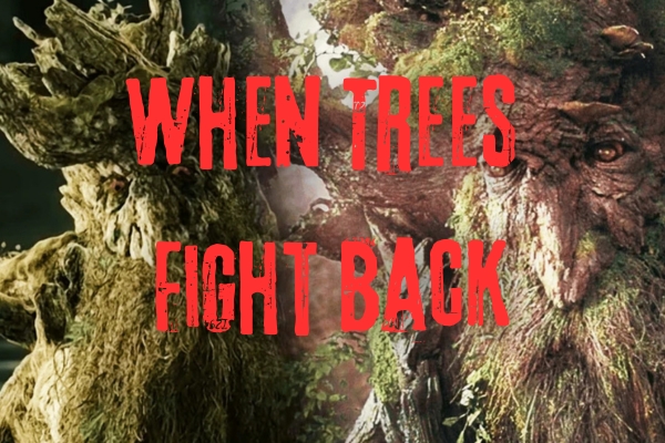 Nature Fights Back: Trees Eating Man-Made Objects